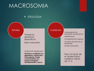 MACROSOMIA FETAL695695595605654059685.ppt