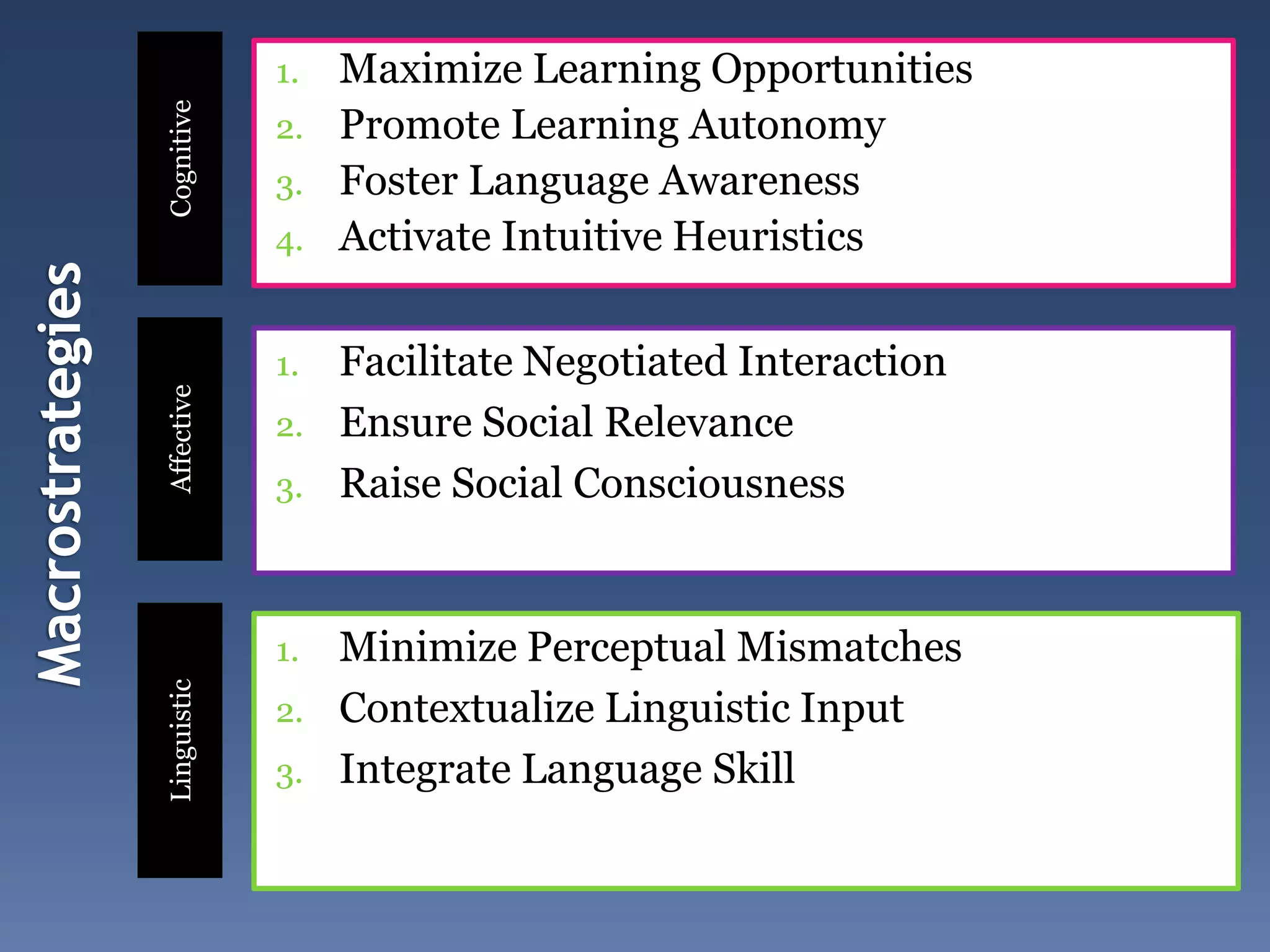 Macrostrategies and 12 principals | PPTX