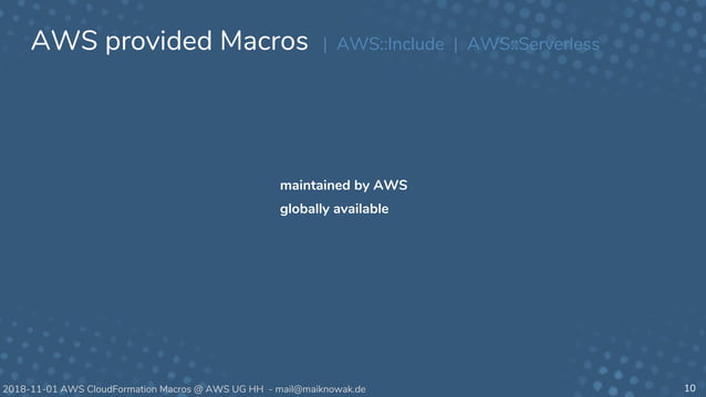 Aws Cloudformation Macros Ppt