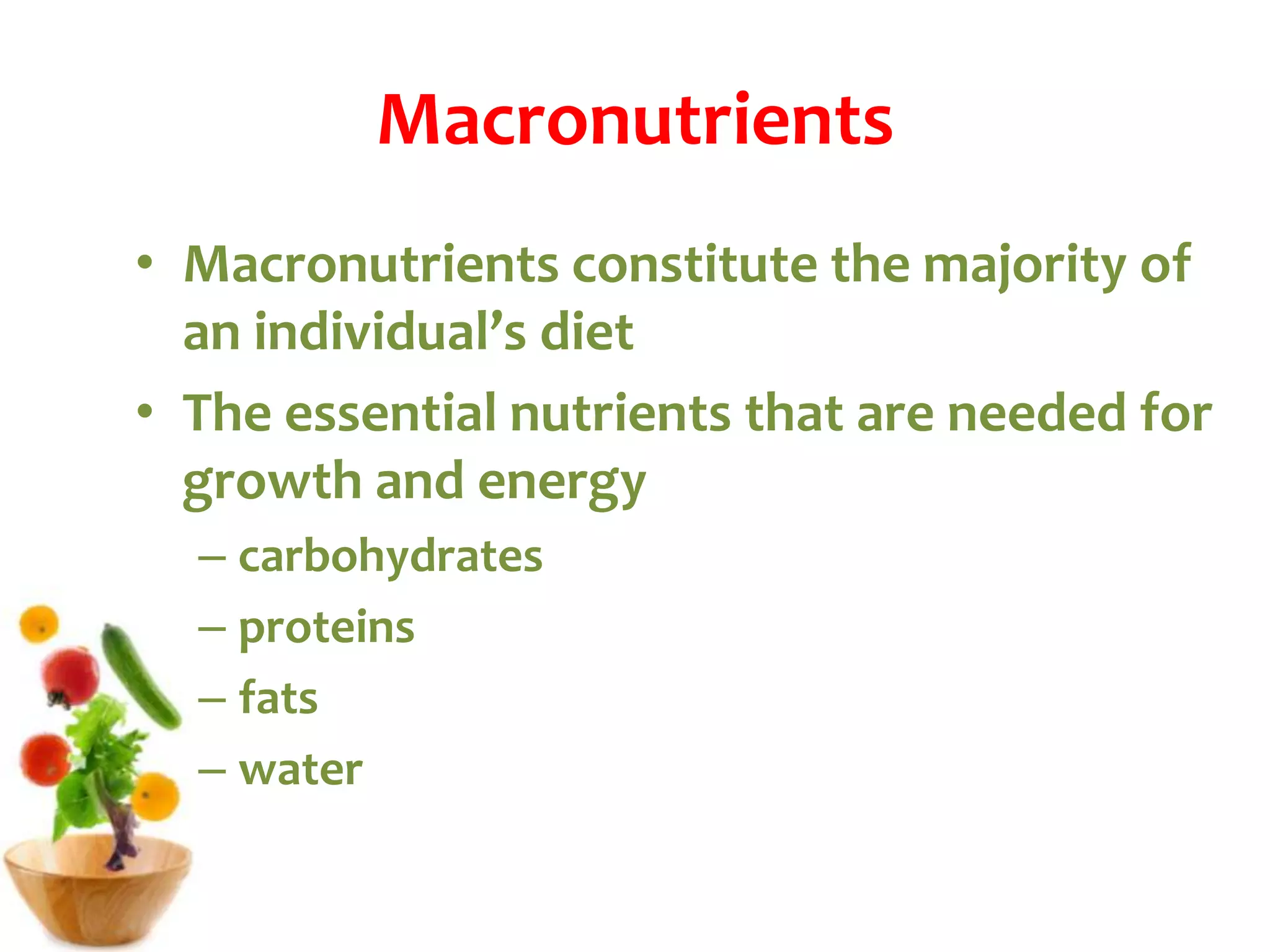 Macro vs Micronutrients | PPTX
