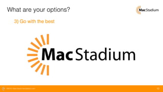 Creating macOS Build Infrastructure in the Cloud | PPT