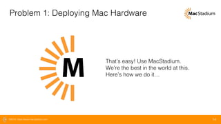 Creating macOS Build Infrastructure in the Cloud | PPT