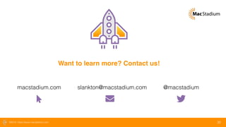 Creating macOS Build Infrastructure in the Cloud | PPT