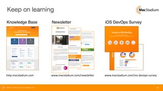 Creating macOS Build Infrastructure in the Cloud | PPT