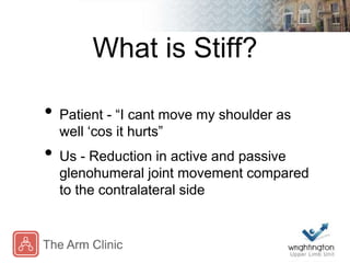 Assessment and Management of Frozen Shoulder | PPTX