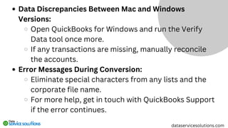 Mac to Windows QuickBooks File Conversion Guide | PPT