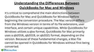 Mac to Windows QuickBooks File Conversion Guide | PDF