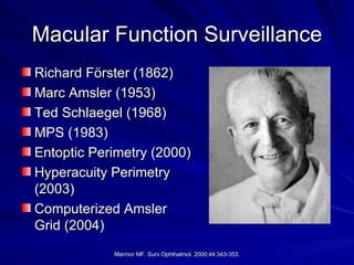 Macular Function Surveillance Revisited | PPT