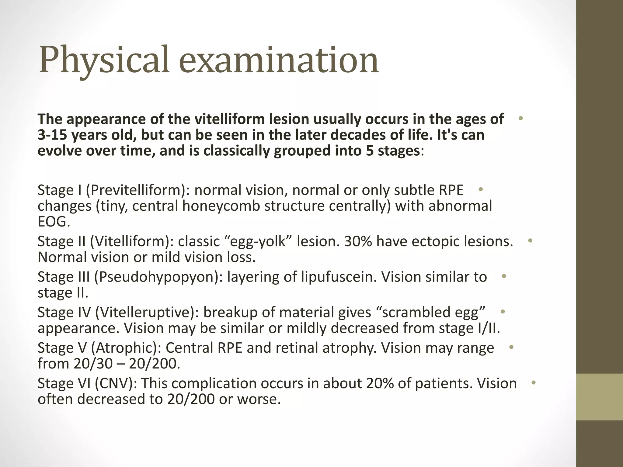 Macular disorders best disease | PPTX