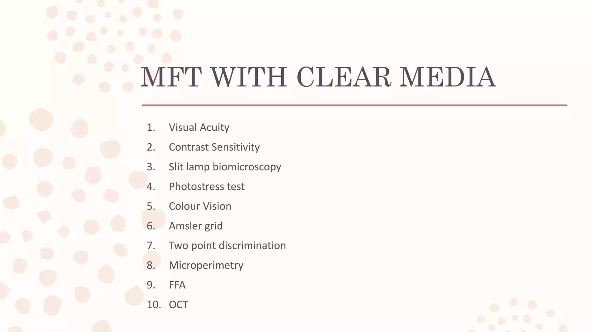 Macular function test | PPTX
