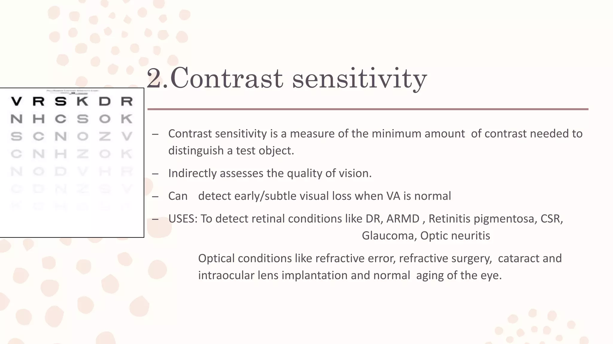 Macular function test | PPTX