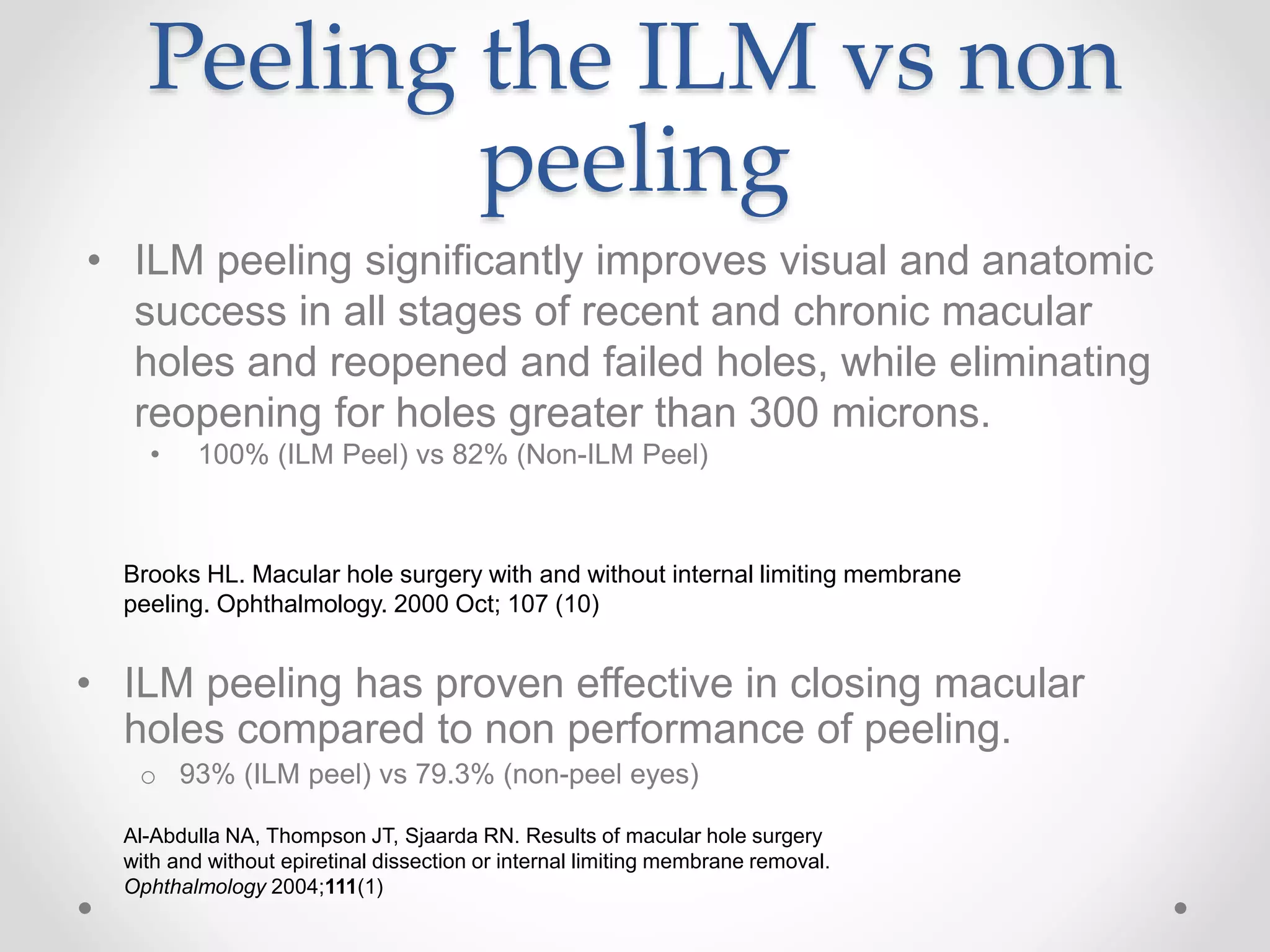 ILM Friend or Foe | PPTX | Eye and Vision Conditions | Diseases and ...