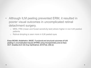 ILM Friend or Foe | PPTX | Eye and Vision Conditions | Diseases and ...