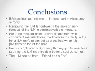 ILM Friend or Foe | PPTX | Eye and Vision Conditions | Diseases and ...