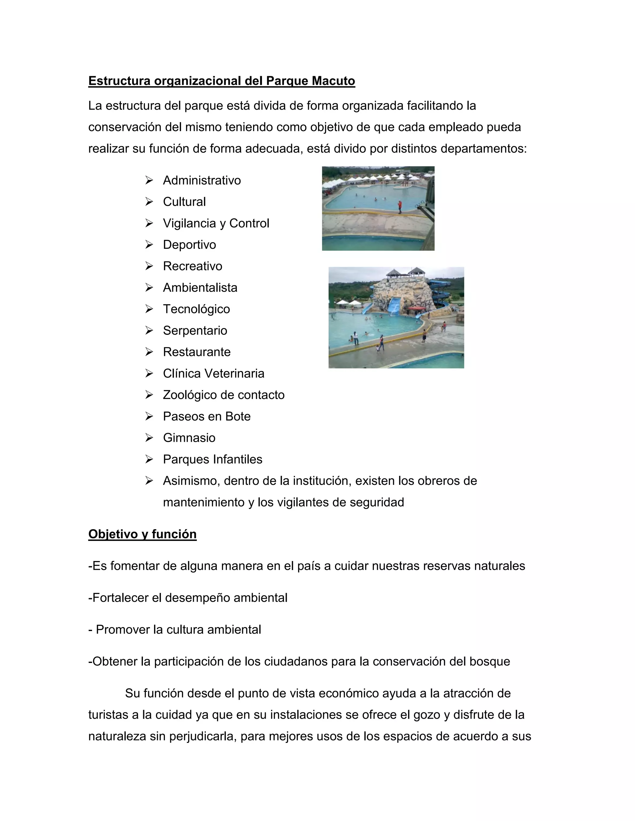 parque tematico Bosque Macuto | PDF | South America Travel | Travel ...