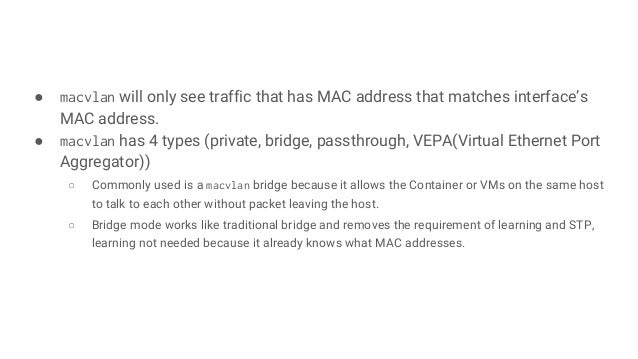 Macvlan And Ipvlan