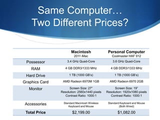 Mac vs. pc | PPTX