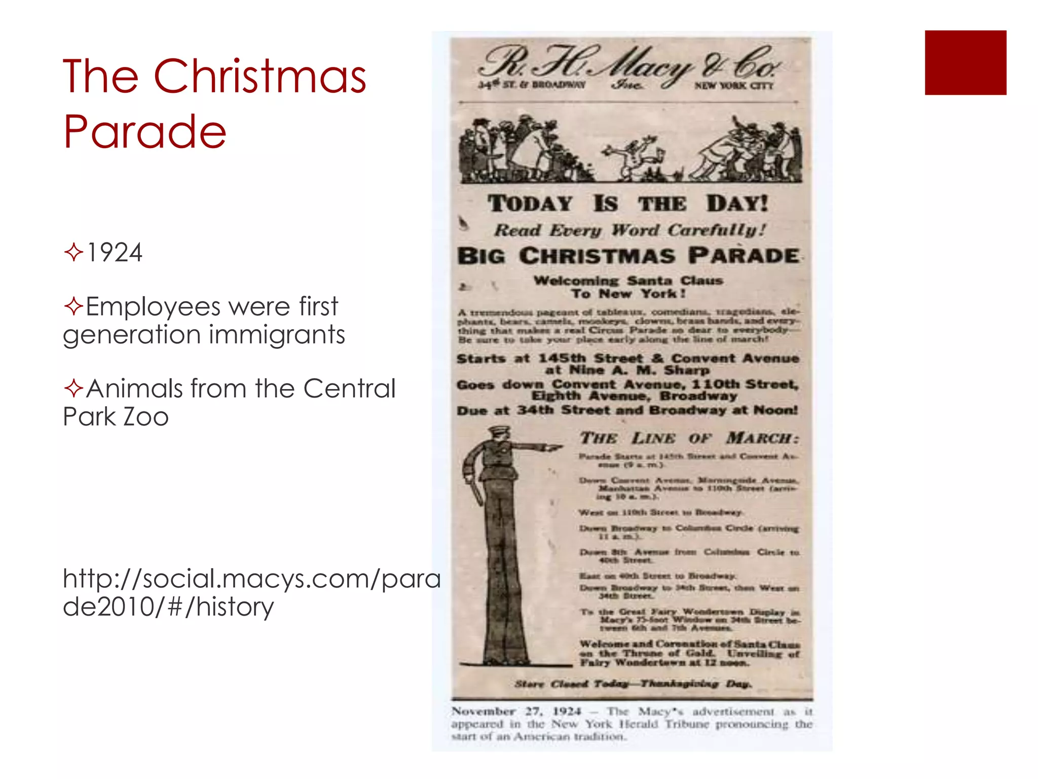 Macys thanksgiving day parade | PPTX