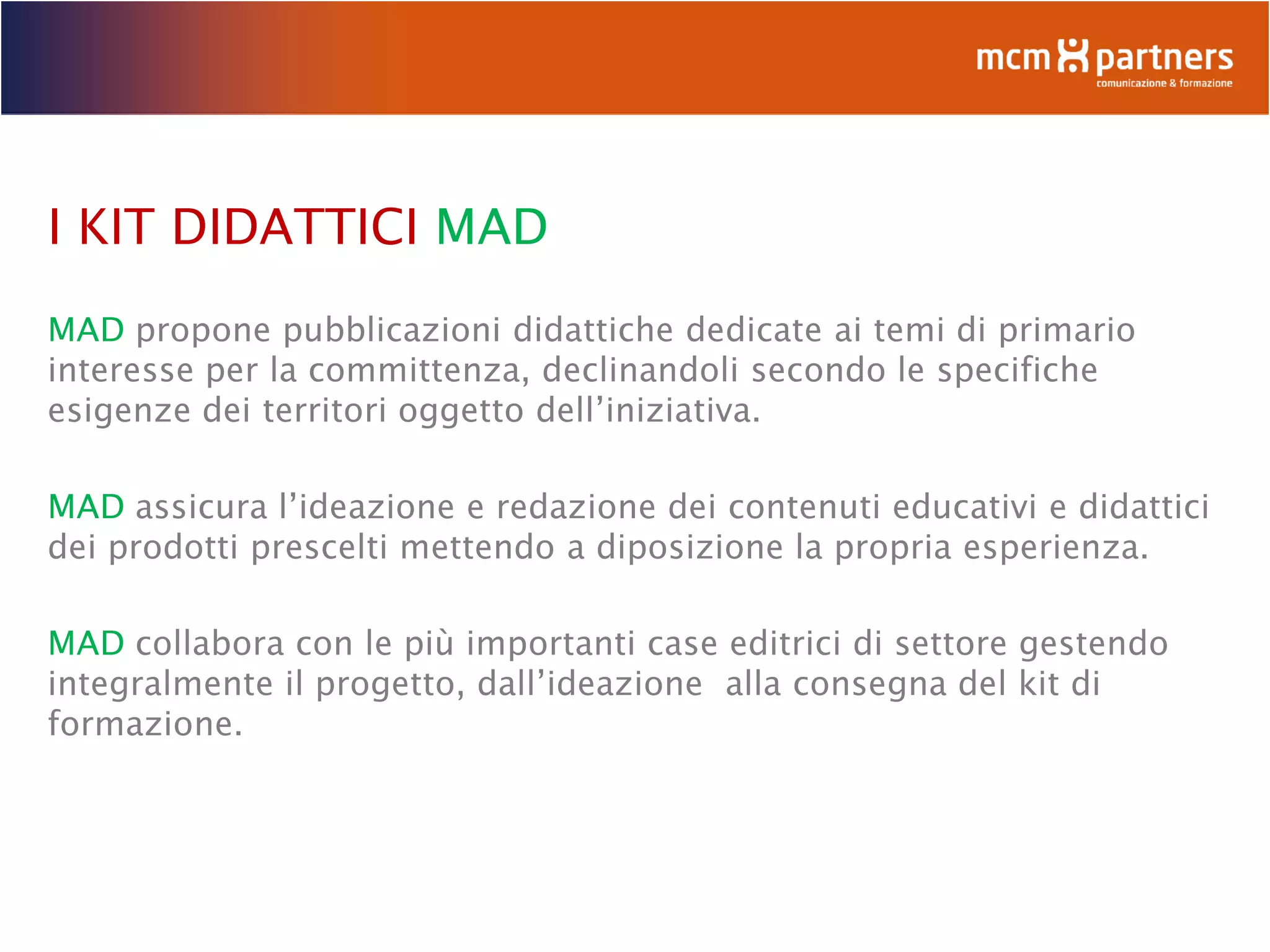 Make a difference - MAD - progetto educativo | PDF