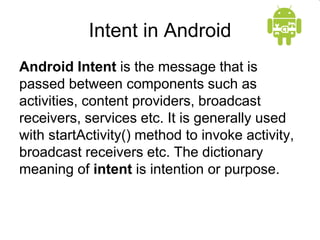 MAD-Lec8 Spinner Adapater and Intents (1).ppt
