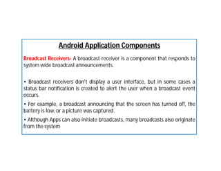 Mobile Application Development-Lecture 01 & 02.pdf | Operating Systems | Computer Software and ...