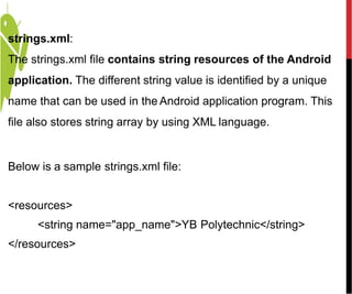 mobile application development -unit-3- | PPTX | Operating Systems ...