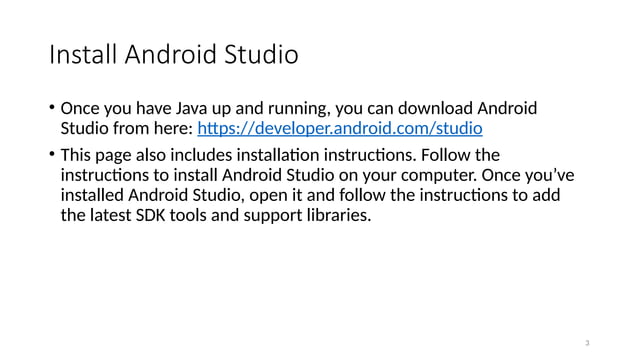 Mobile Application Slide Chapter 2 - Make First App | PPT