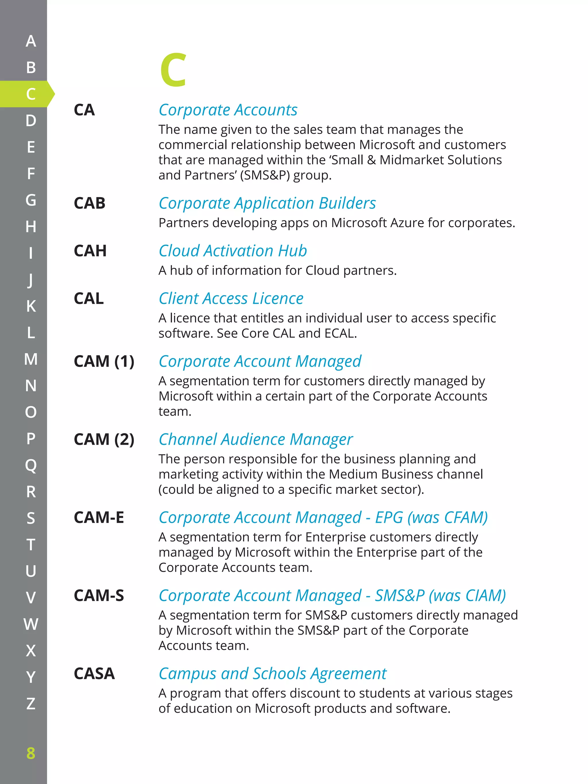 Microsoft Abbreviations Dictionary | PDF