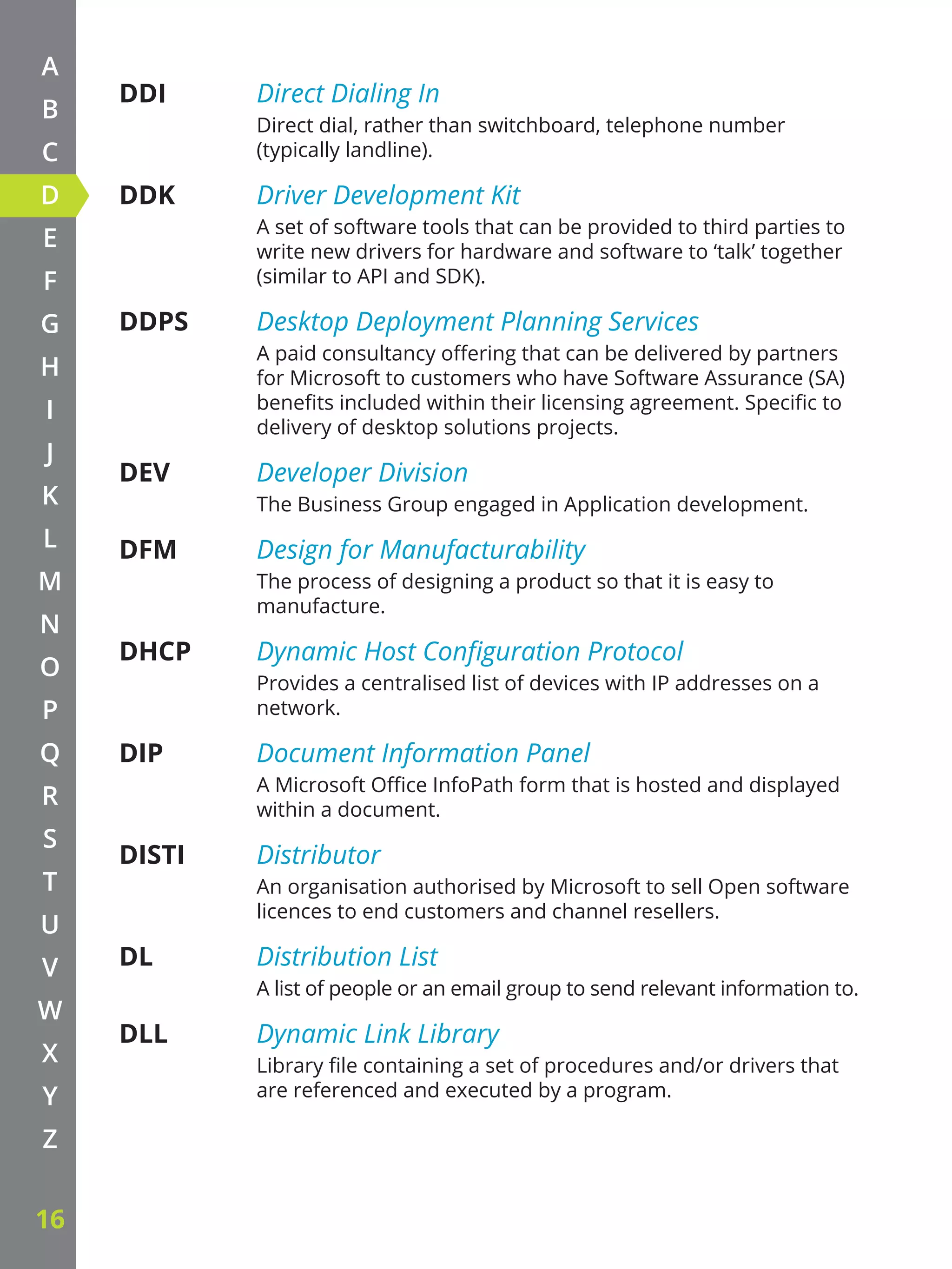 Microsoft Abbreviations Dictionary | PDF