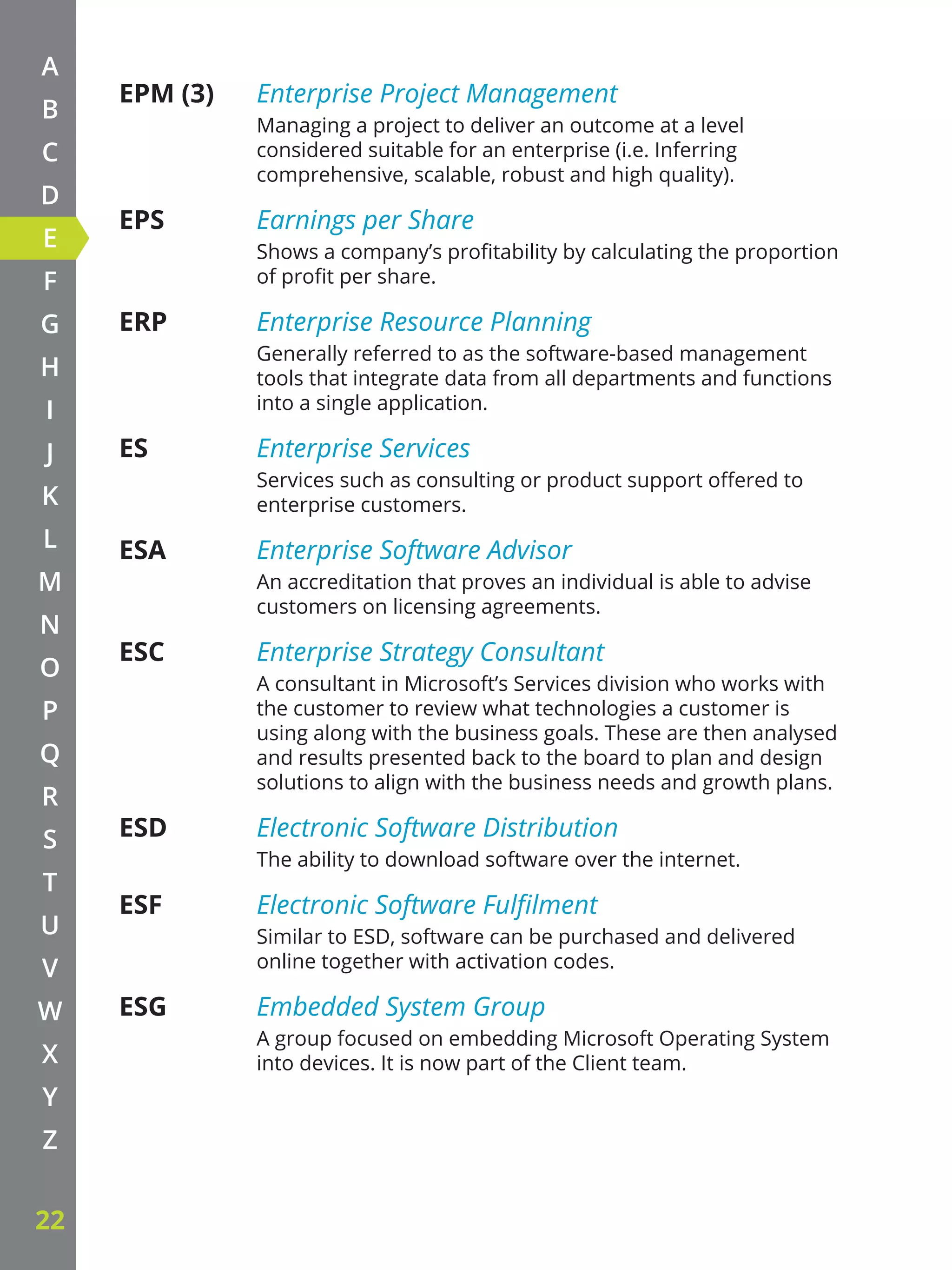 Microsoft Abbreviations Dictionary | PDF