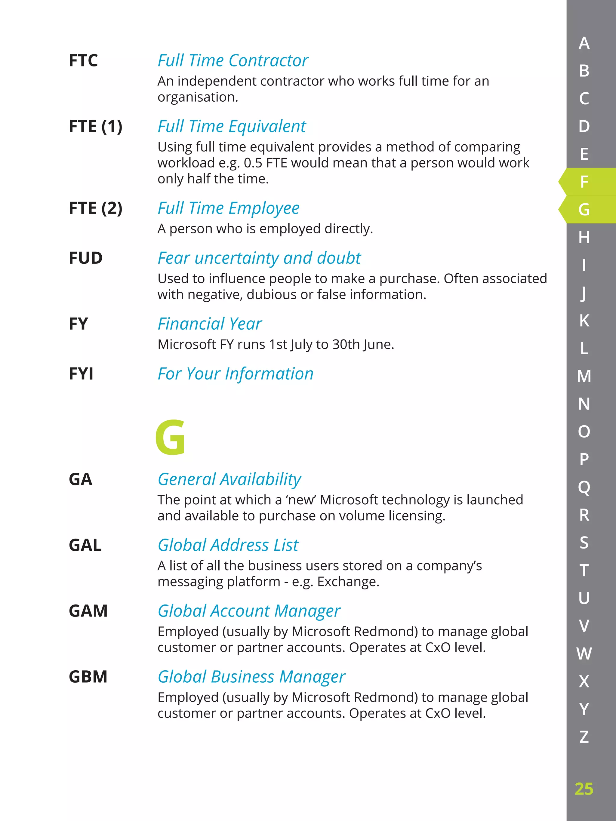 Microsoft Abbreviations Dictionary | PDF