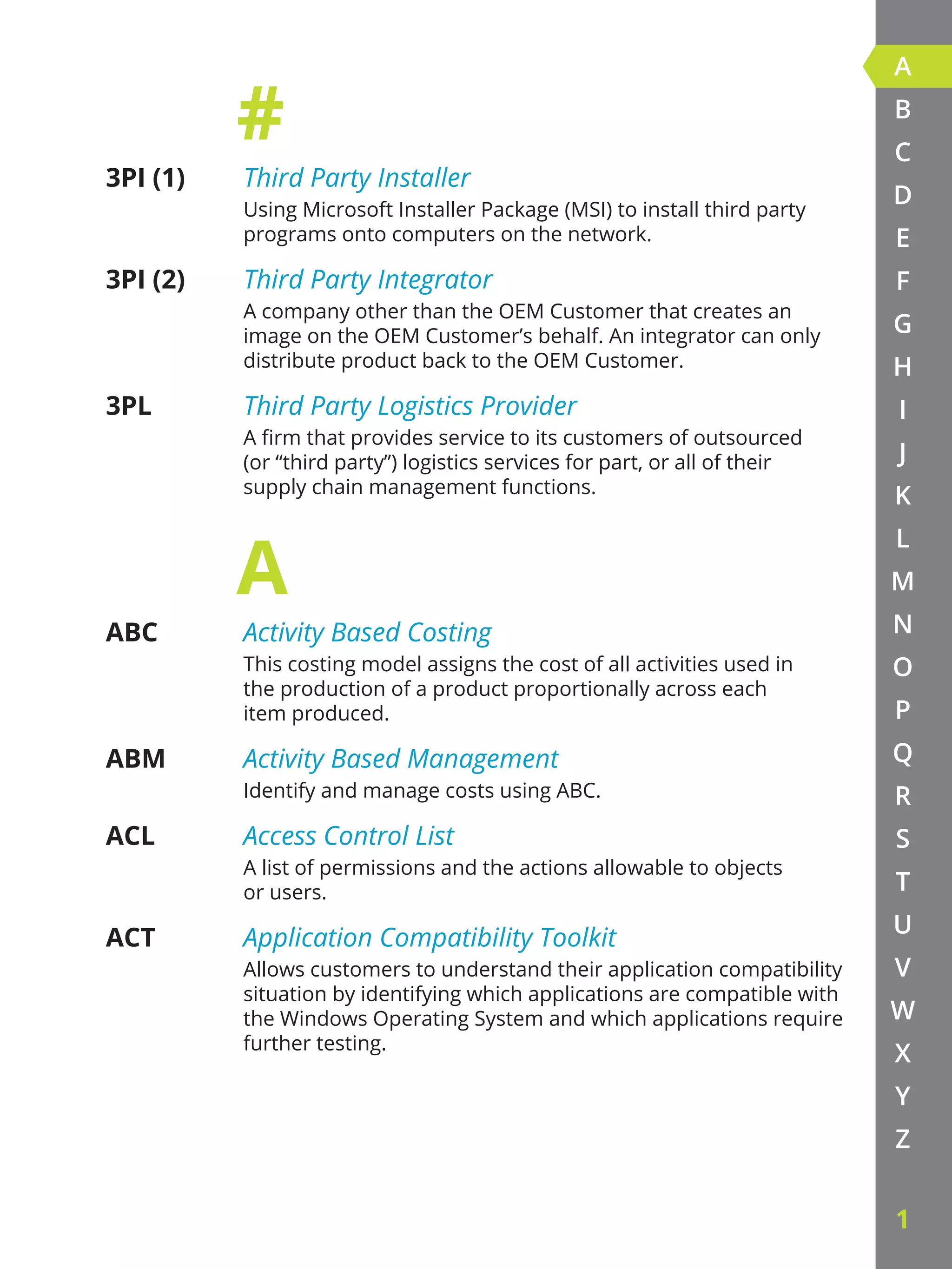 Microsoft Abbreviations Dictionary | PDF