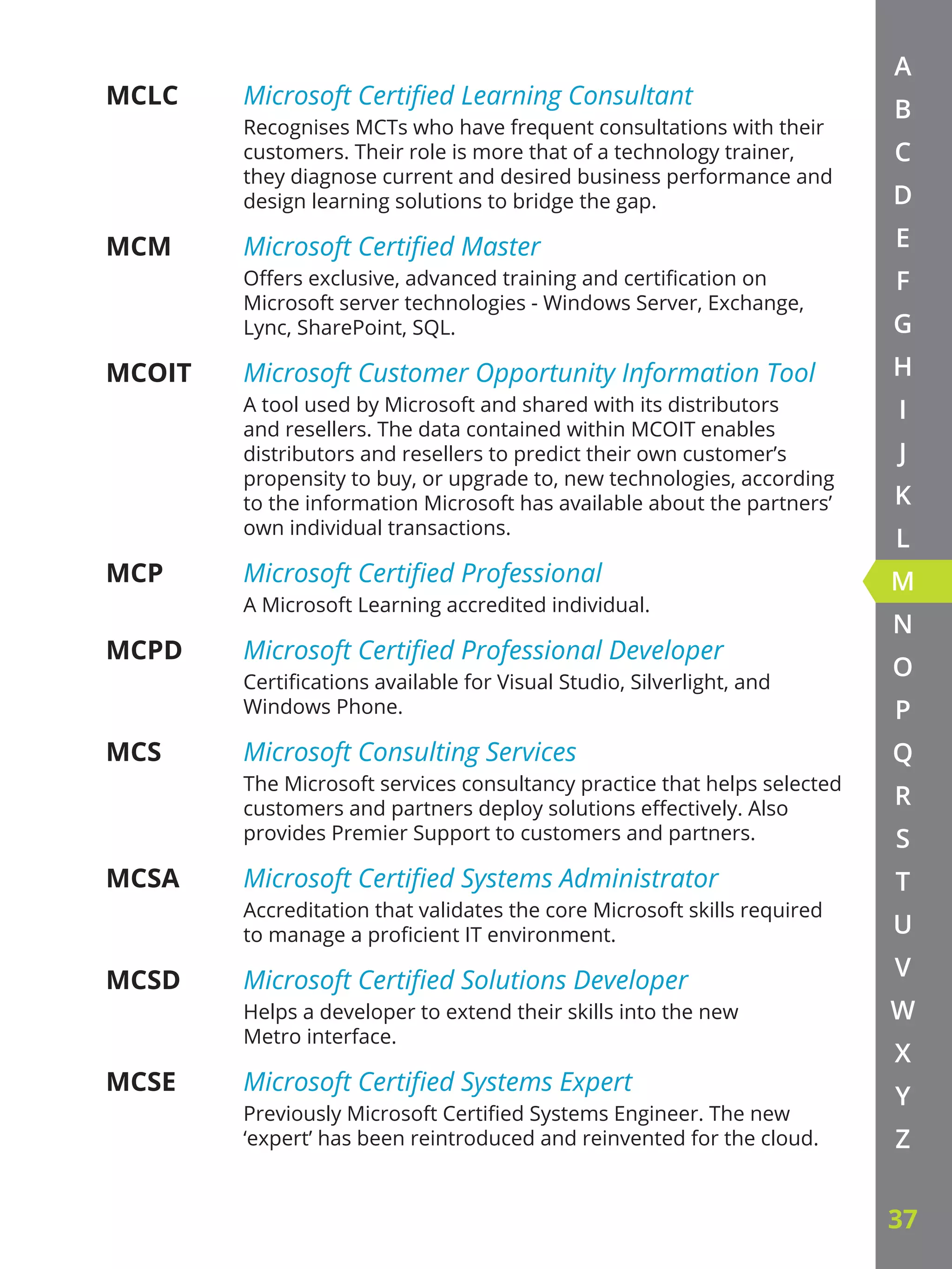 Microsoft Abbreviations Dictionary | PDF