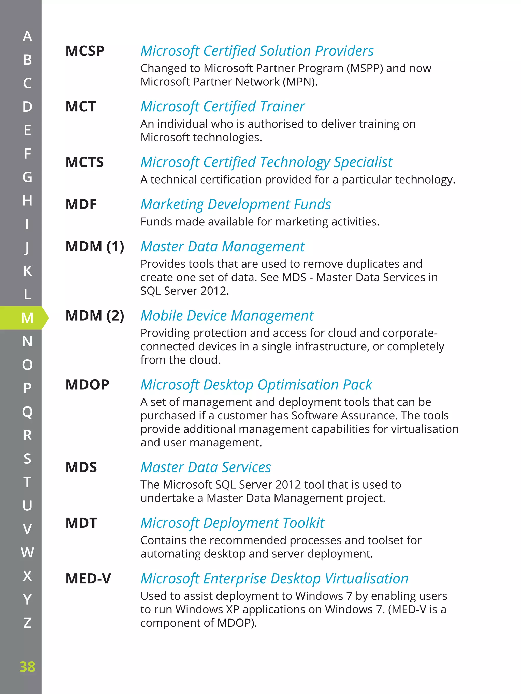 Microsoft Abbreviations Dictionary | PDF