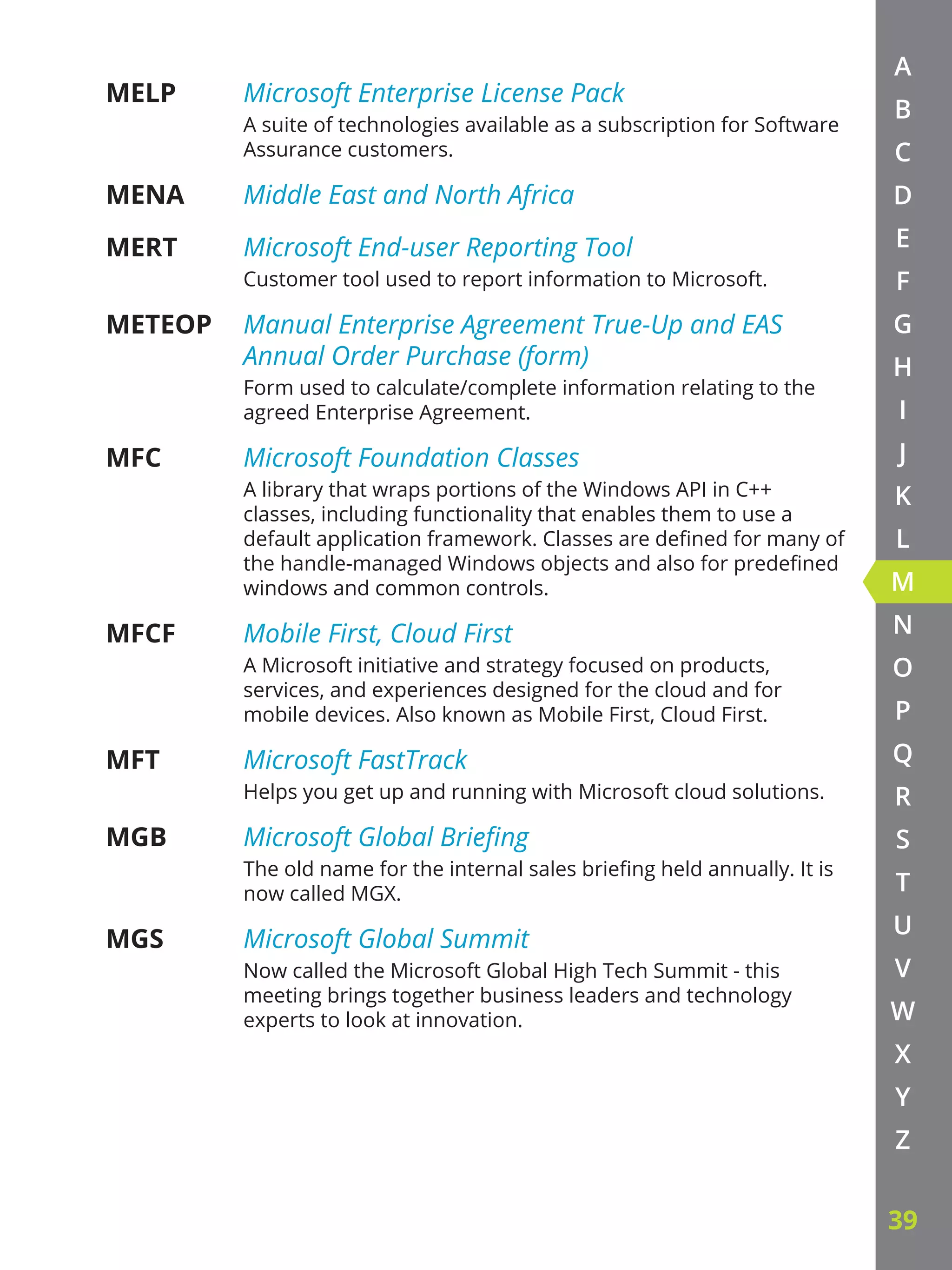 Microsoft Abbreviations Dictionary | PDF