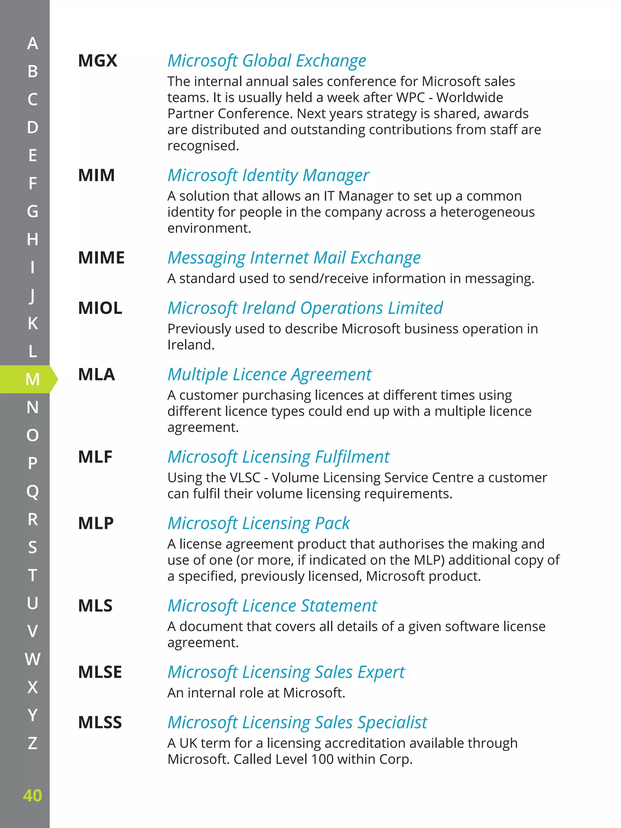 Microsoft Abbreviations Dictionary | PDF