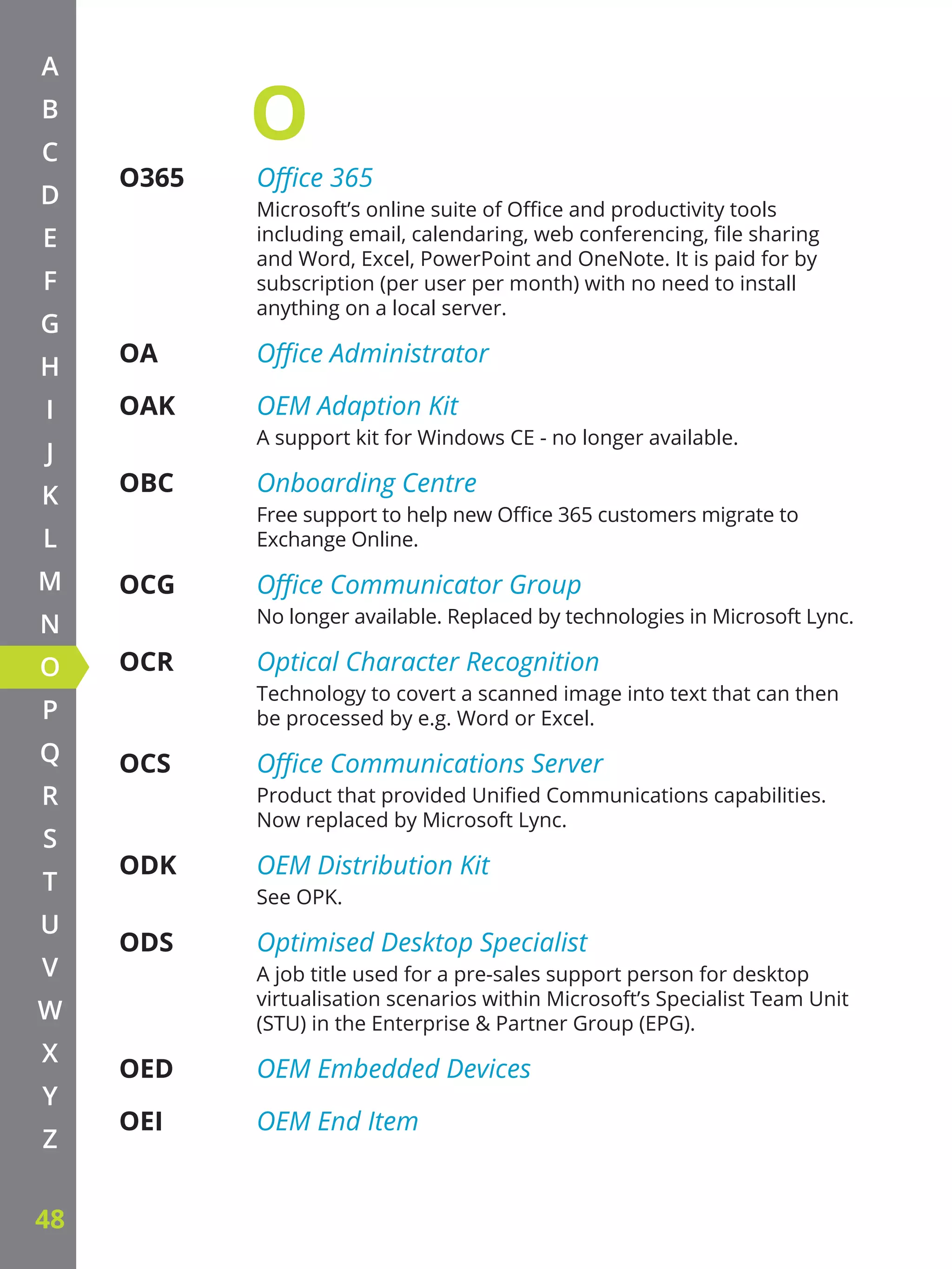 Microsoft Abbreviations Dictionary | PDF