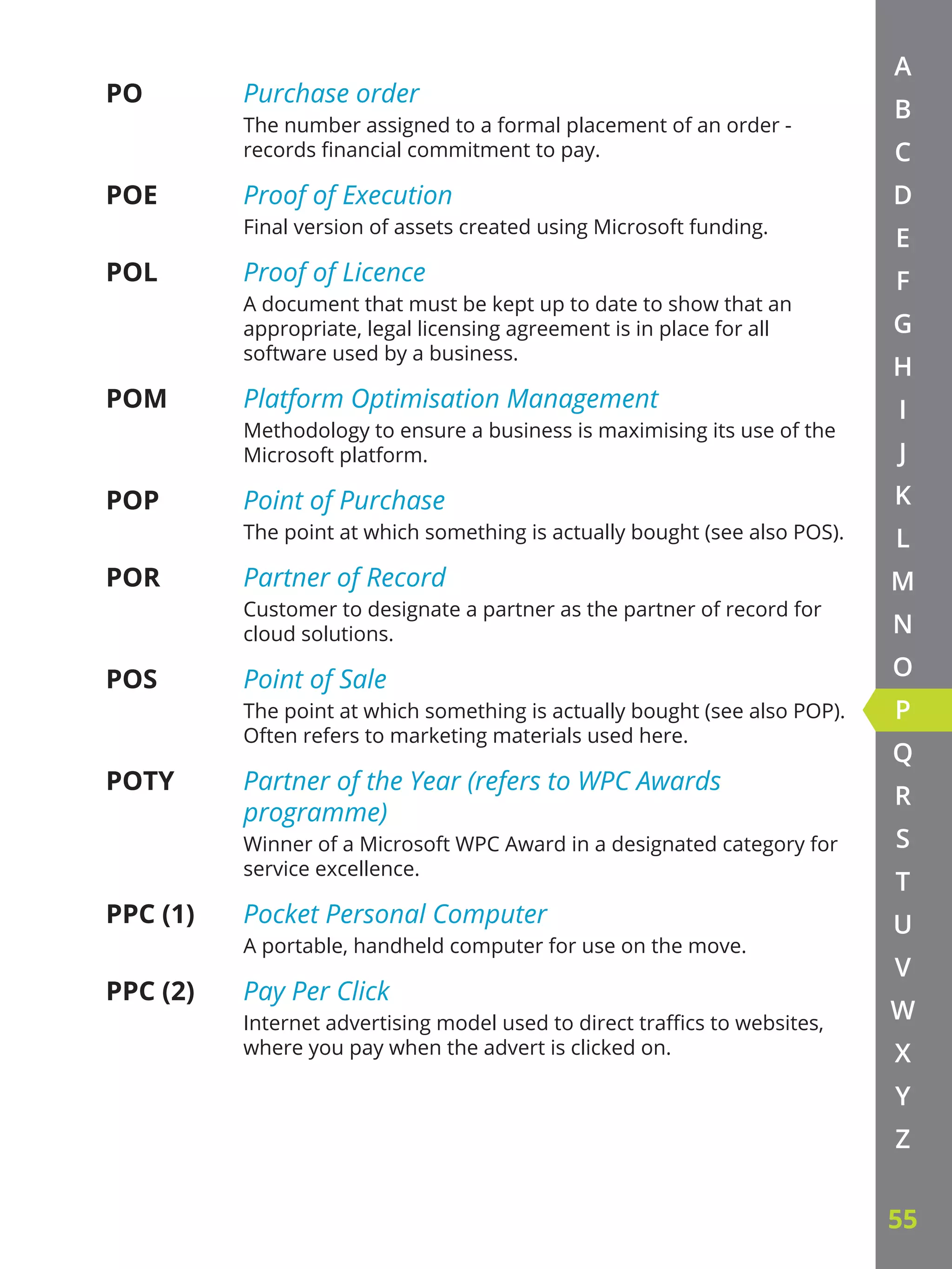 Microsoft Abbreviations Dictionary | PDF