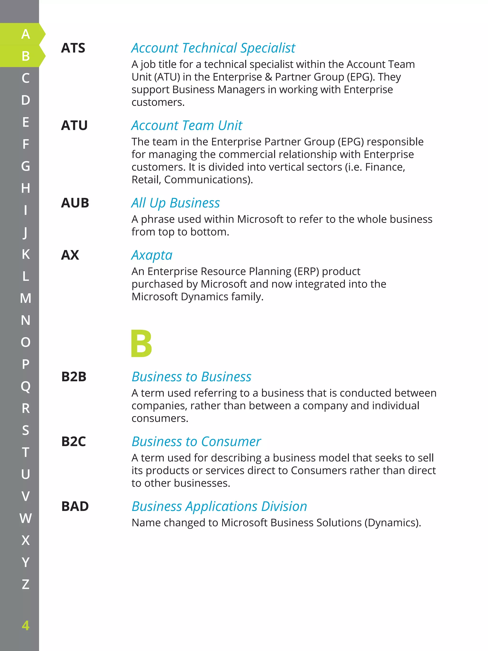 Microsoft Abbreviations Dictionary | PDF