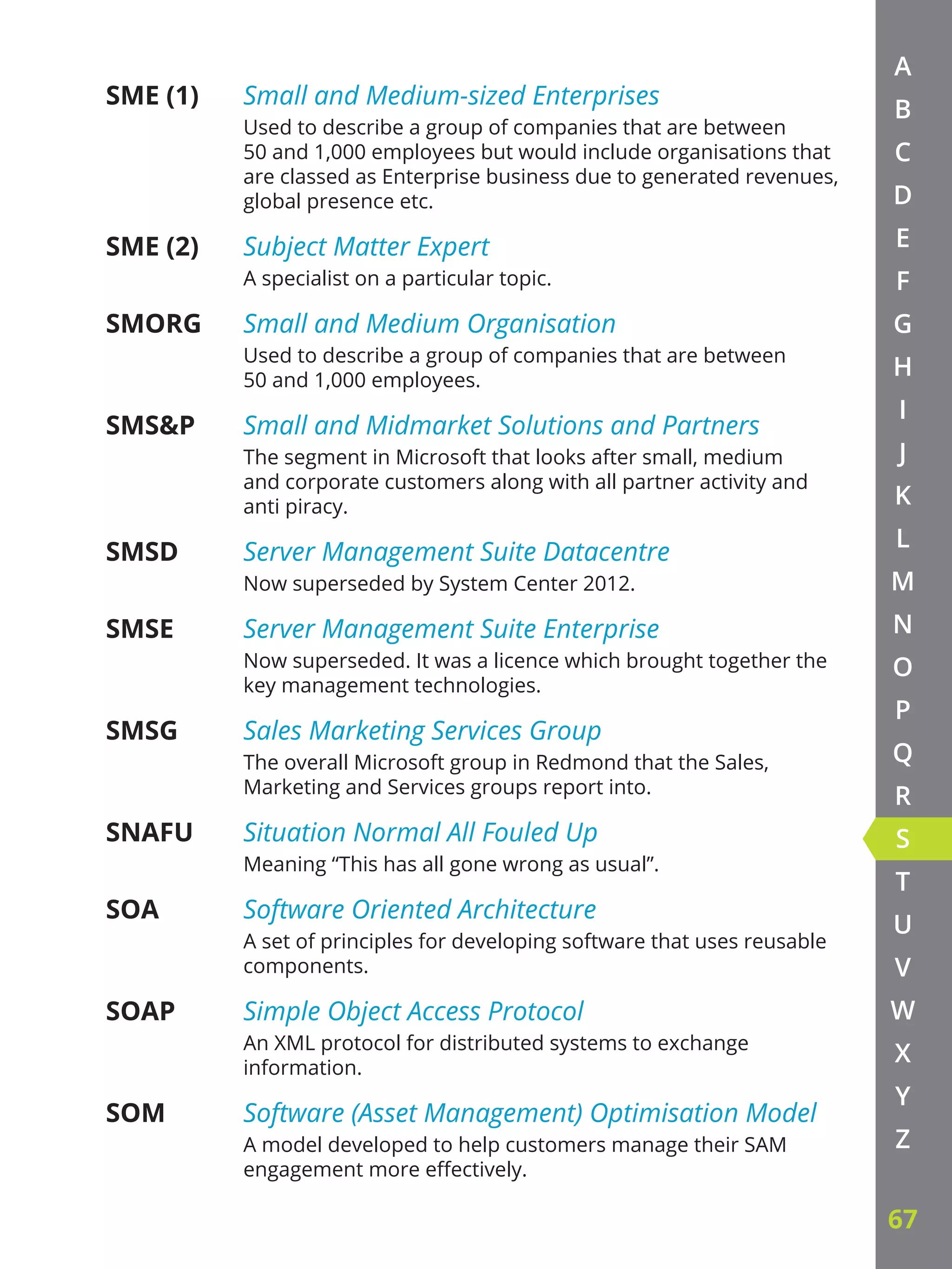Microsoft Abbreviations Dictionary | PDF