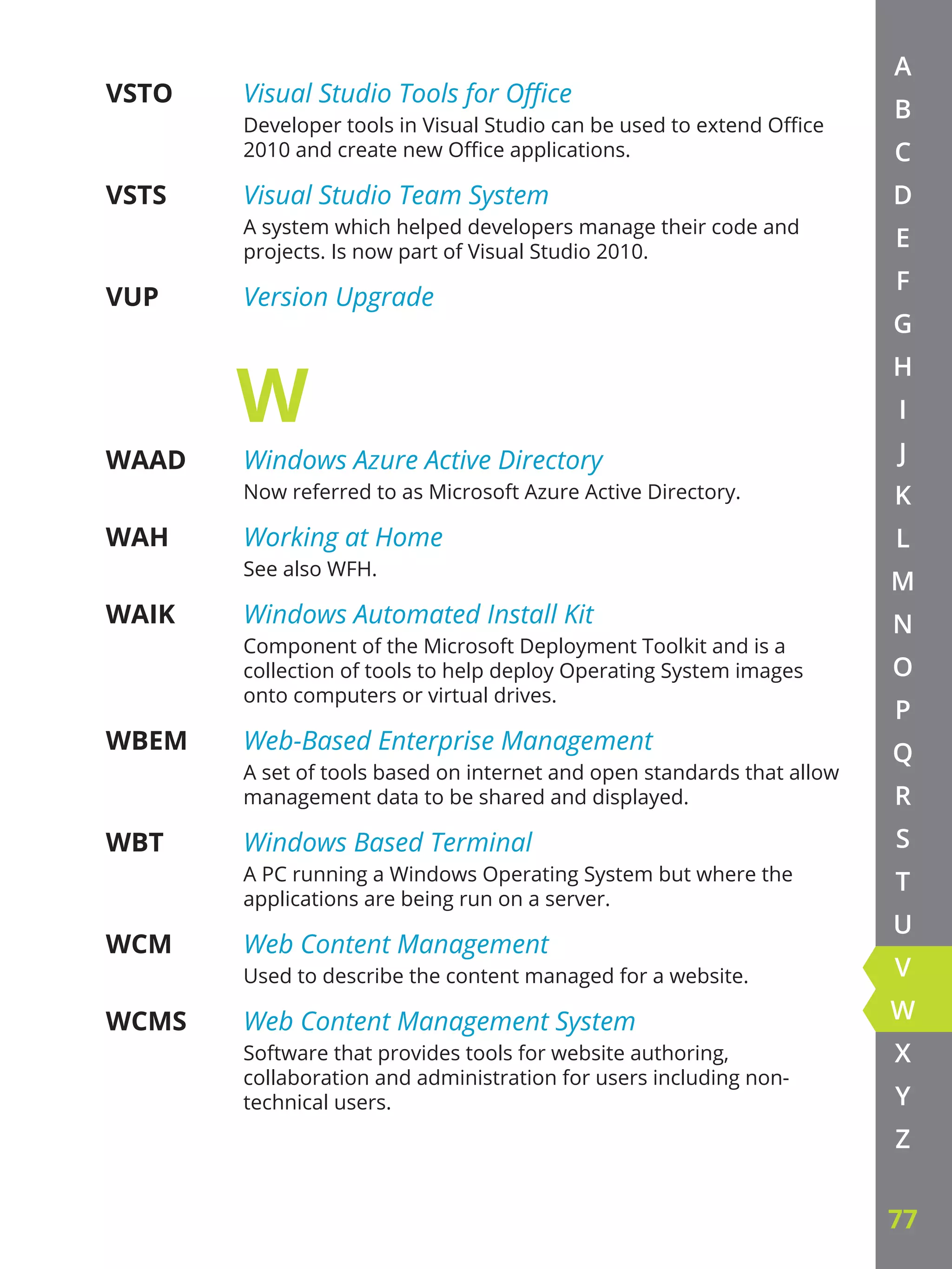 Microsoft Abbreviations Dictionary | PDF