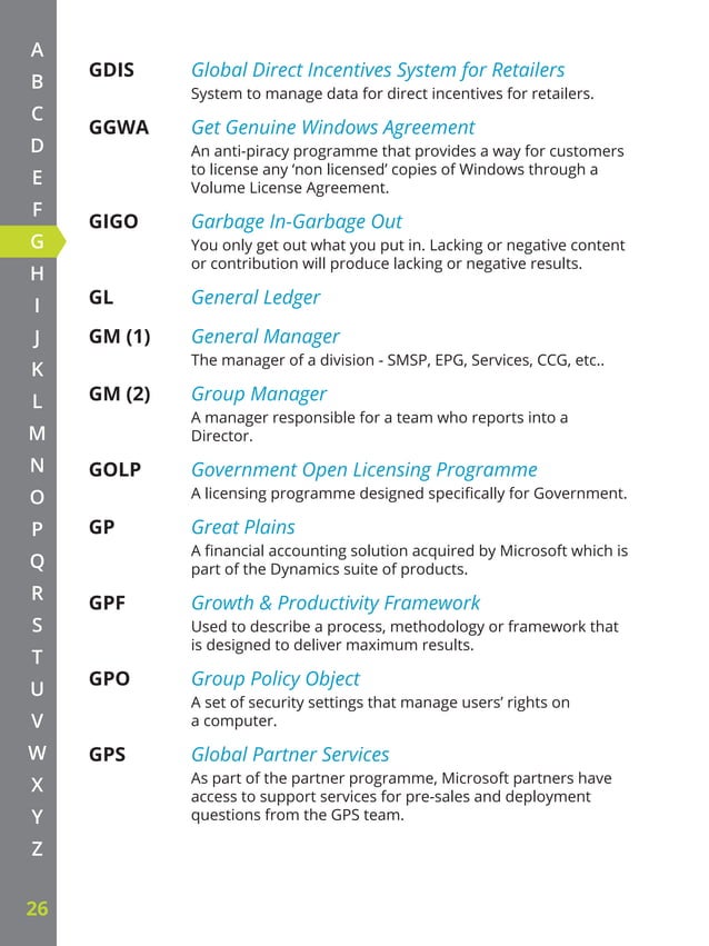 Microsoft Abbreviations Dictionary | PDF