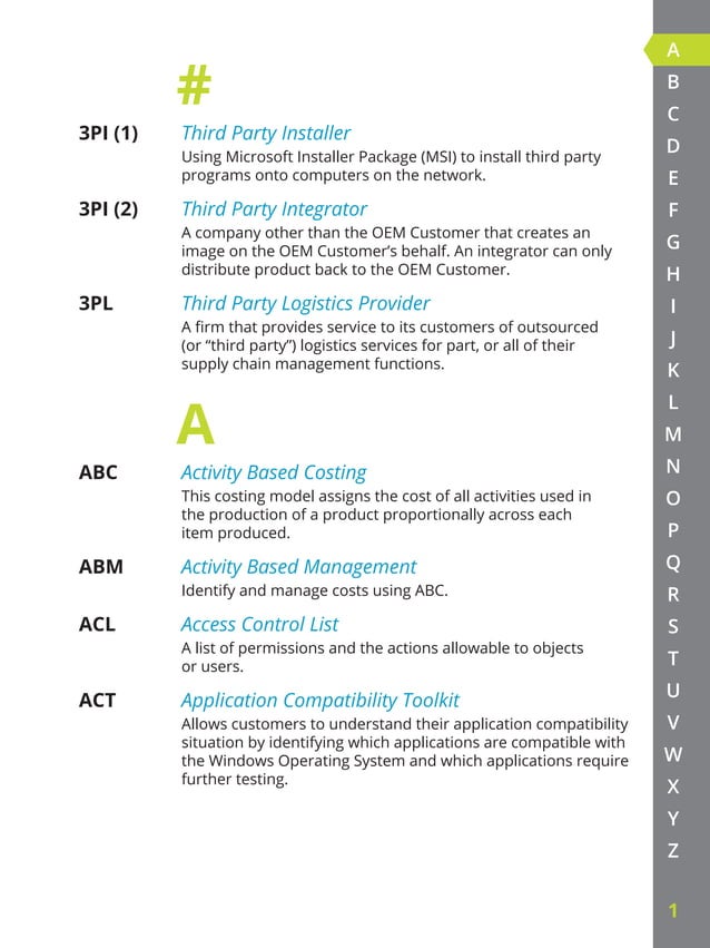 Microsoft Abbreviations Dictionary | PDF