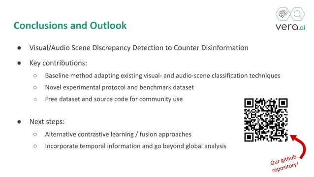 Visual And Audio Scene Classification For Detecting Discrepancies Mad