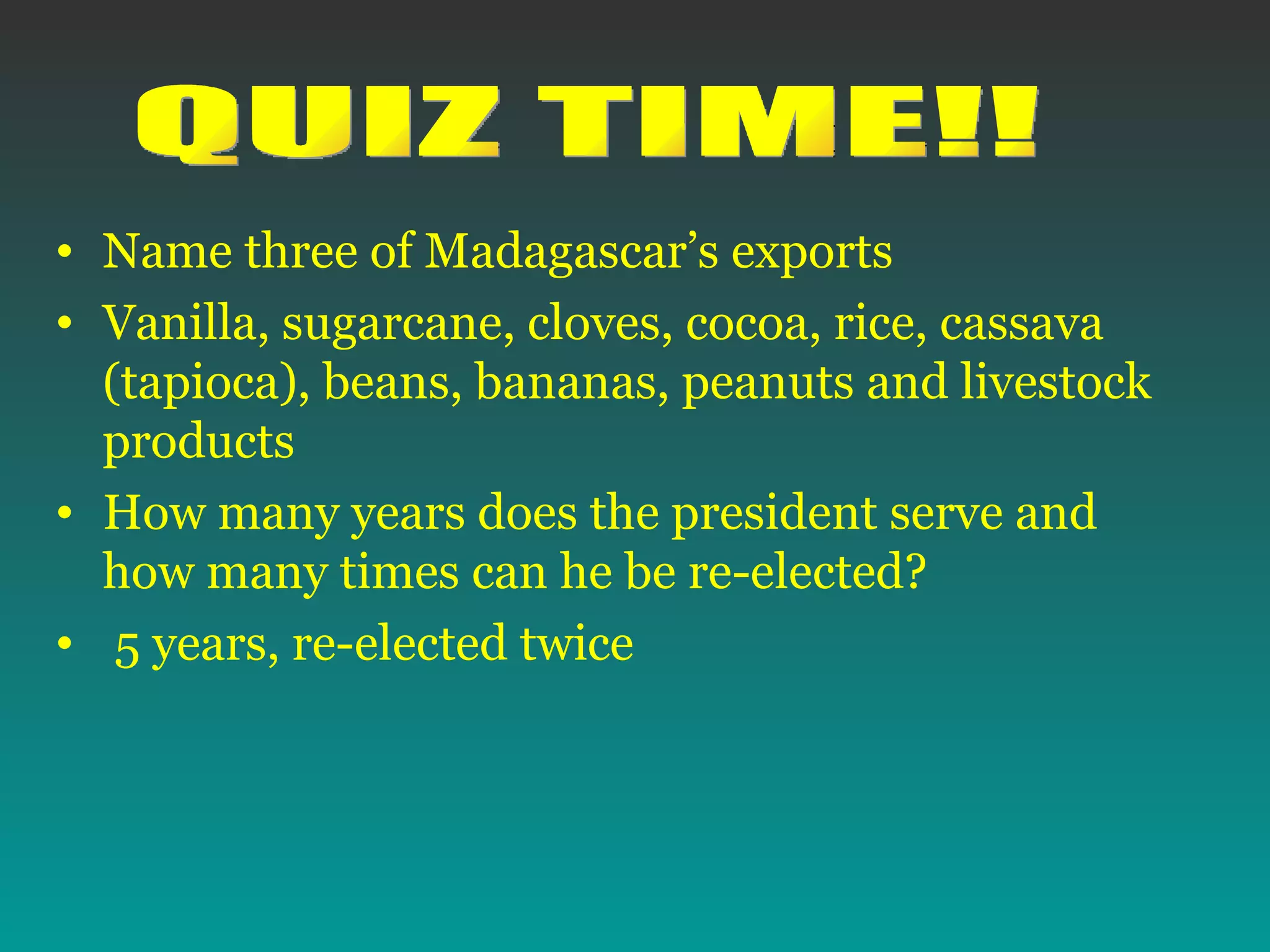 Madagascar | PPT