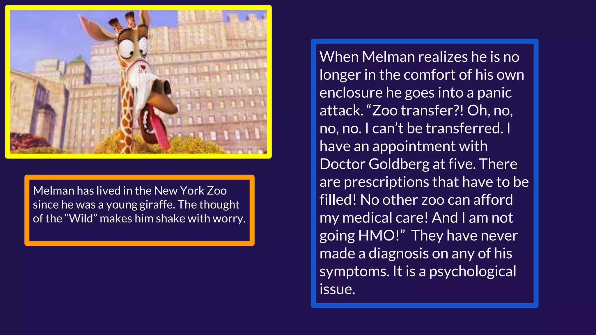 Madagascar - Melman - Hypochondriac | PPTX