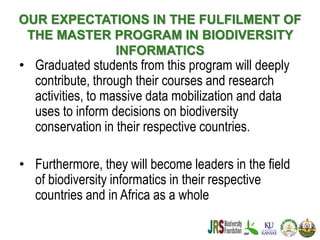 GBIF, Mega Open Data, and Training Initiatives for Sustainable Development in Africa and ...