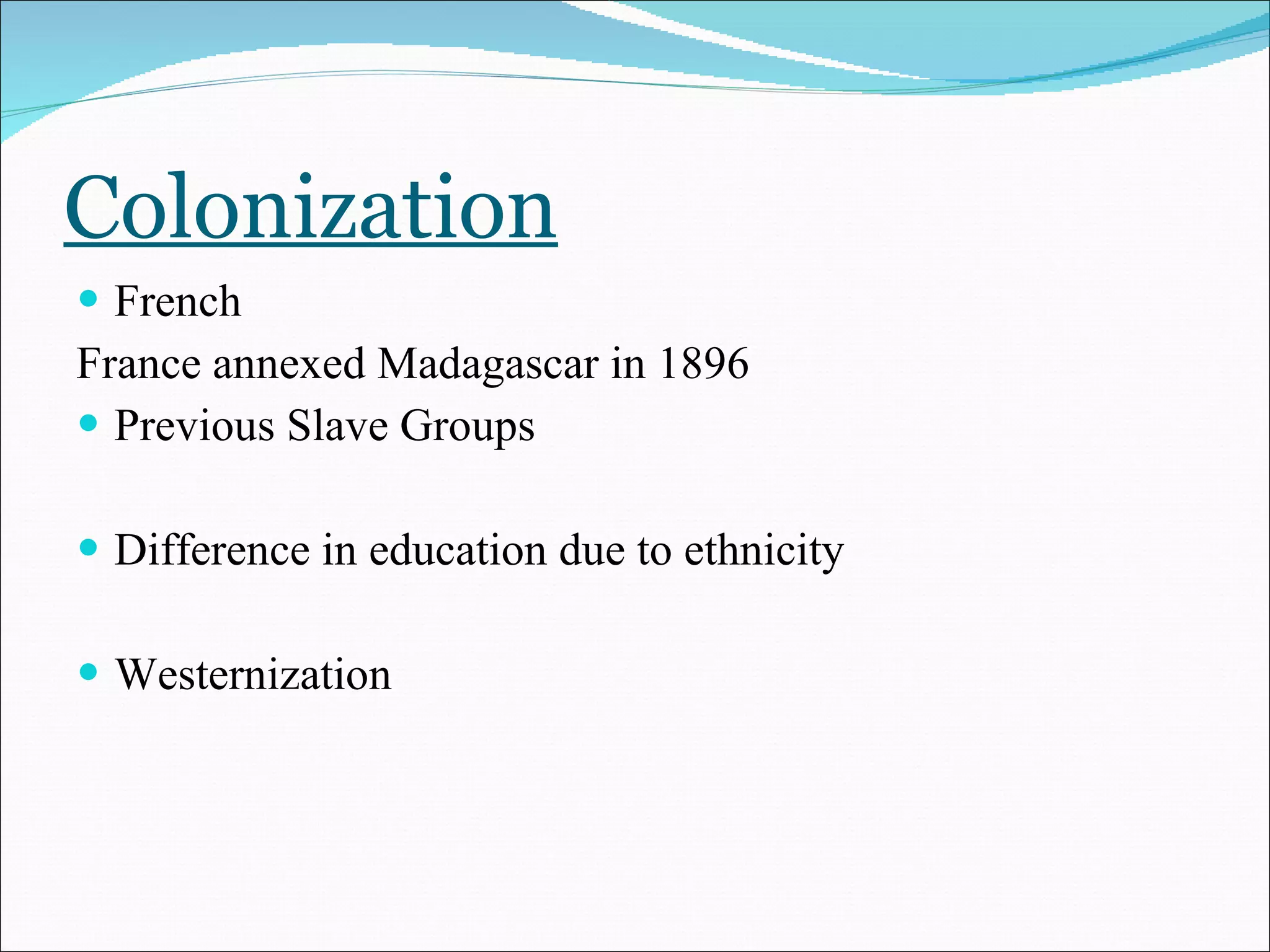 Madagascar Period 1 | PPT