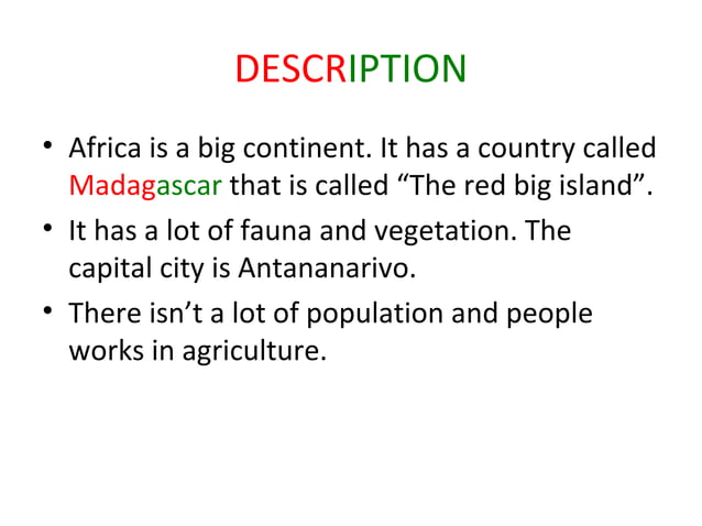 Madagascar Trabajo 2 | PPT | Africa Travel | Travel Locations