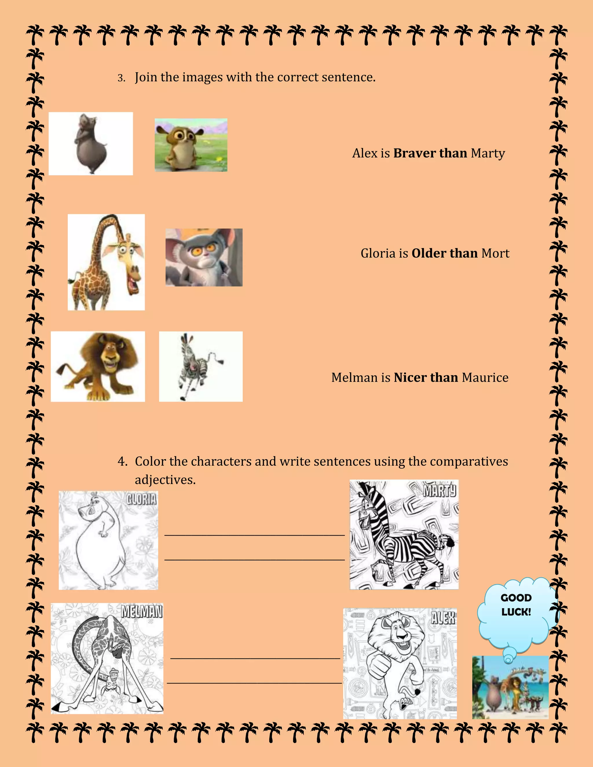 Madagascar worksheet | DOC